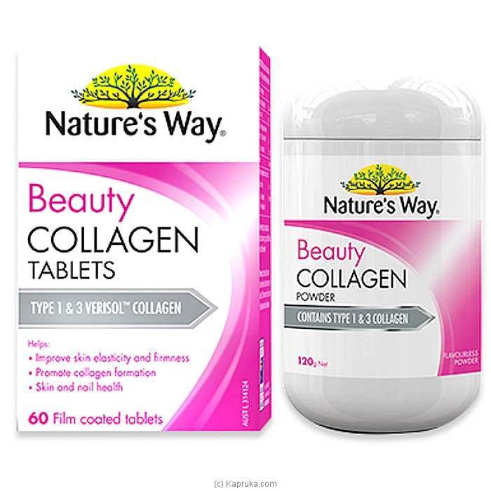 NATURE’S WAY BEAUTY COLLAGEN PLUS- 60 TABLETS (Australian) | Daraz.lk
