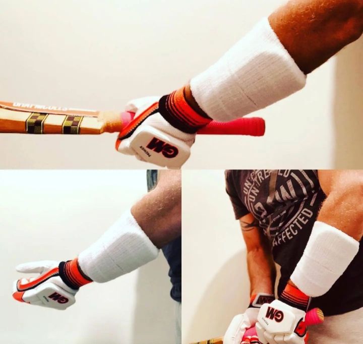 Cricket arm guard, forearm guard babar azam's style Wrist guard | Daraz.pk