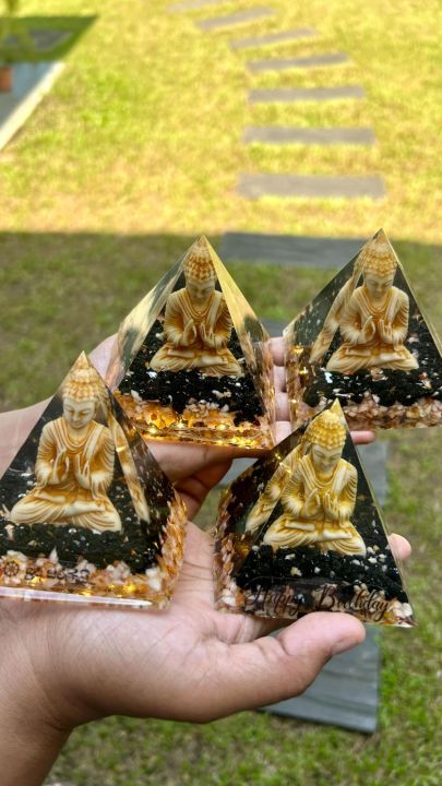 Buddha Statue Resin Pyramid | Daraz.lk