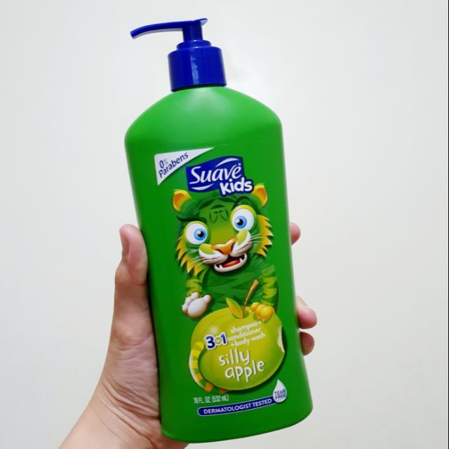 Suave Kids 3-in-1 Silly Apple Shampoo 532ml | Daraz.pk