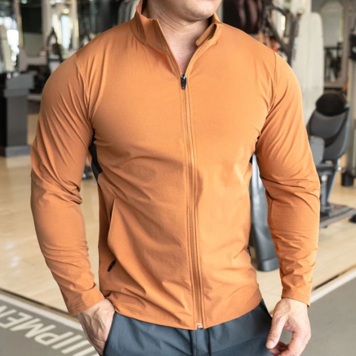 Men's Sports Fitness Jacket Jacket Running Training Clothes Autumn and ...