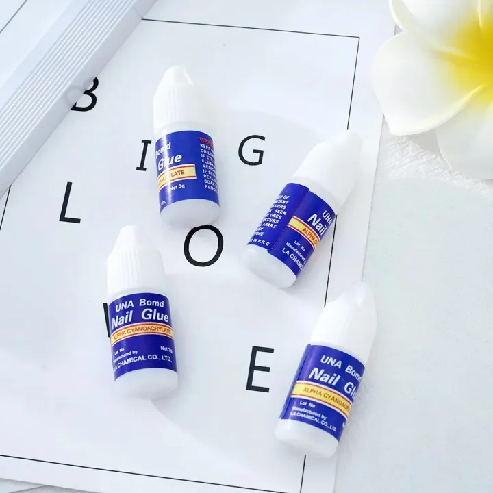 Fake Acrylic Glue Tubes 3g x 4/Pcs Extra Strong Adhesive for Acrylic ...