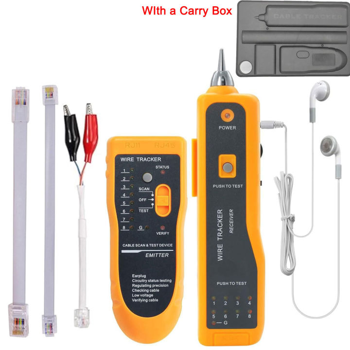 LAN Network Cable Tester for STP UTP Cat5 Cat6 RJ45 RJ11 Detector Line ...