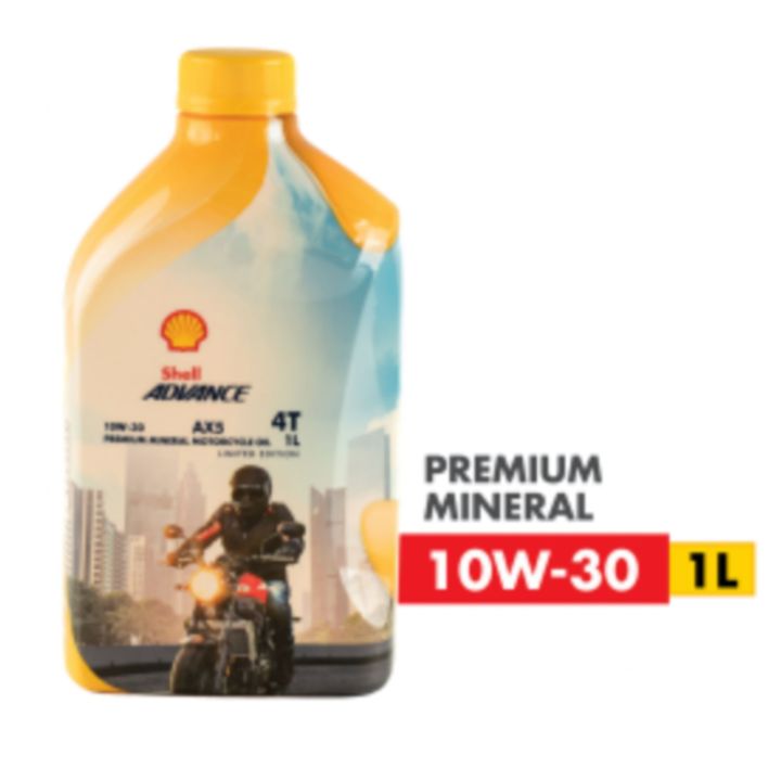 Shell ADVANCE 4T AX5 10W-30 Premium Mineral Scooter Oil | Daraz.lk