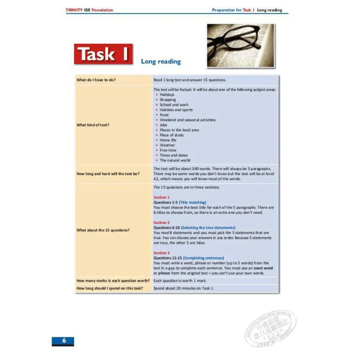 Preparing For TrinityISE Foundation CEFR A2 Reading Writing Speaking ...