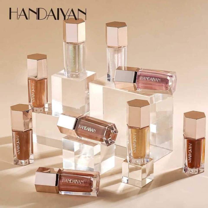 Handaiyan Glittery luminizer liquid highlighter , contour-shade 01-09 ...