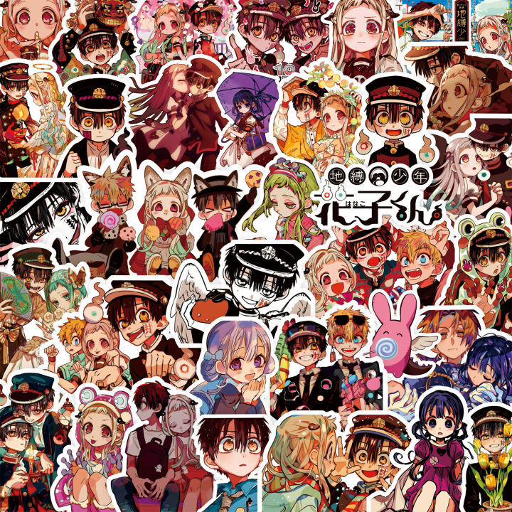 84Pcs Hanako Stickers Toy Bound Hanako Kun Stickers Diary Booklet DIY ...