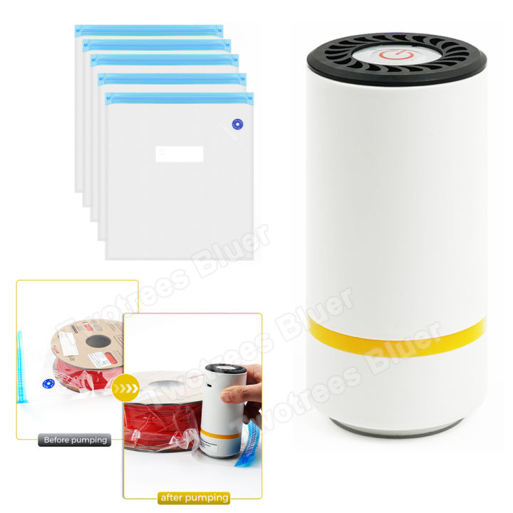 USB Rechargeable Electric Air Pump Vacuum Automatic Compressed Bag ...