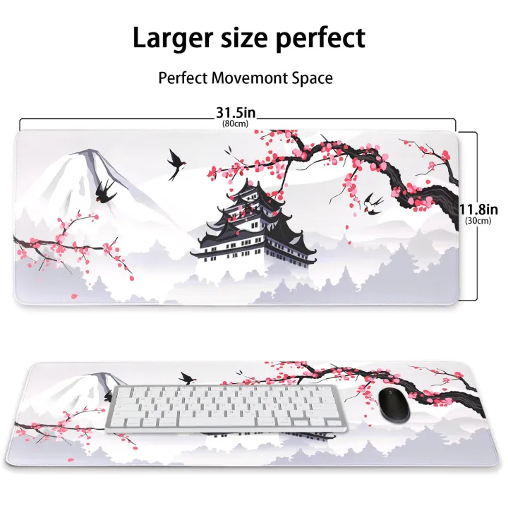Large mouse pad xxl rubber keyboard mouse carpet anti-slip gamer mouse ...