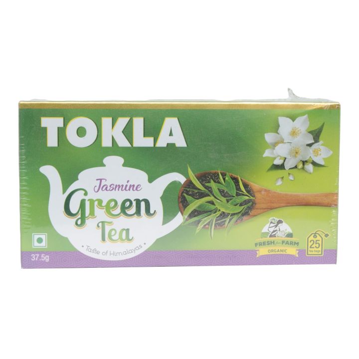 Tokla Green Tea Jasmine Flavor 37.5g - 25 Tea Bags | Daraz.com.np