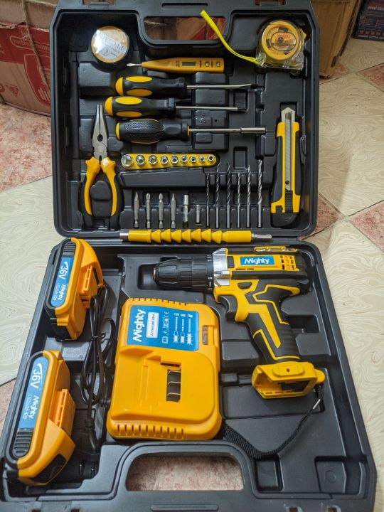 34 PCs 36 volt cordless drill tool box | Daraz.com.bd