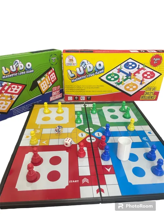 Ludo Game megnatic Board High Quality Game Board Folding Travel Board ...