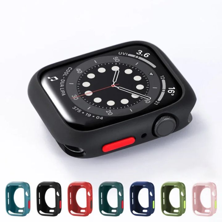 Candy Soft Silicone Case for Apple Watch Cover 9 8 7 6 Se 5 45mm 42mm ...