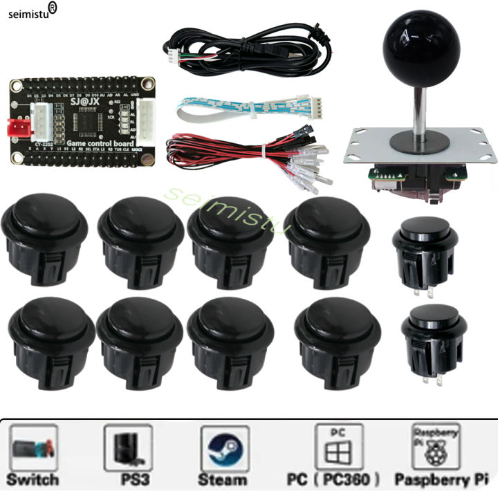 Arcade Joystick Copy Sanwa Neo Geo Arcade Game Diy Kit Raspberry Pi XBOX360 Android PS3 In 1 Usb ...