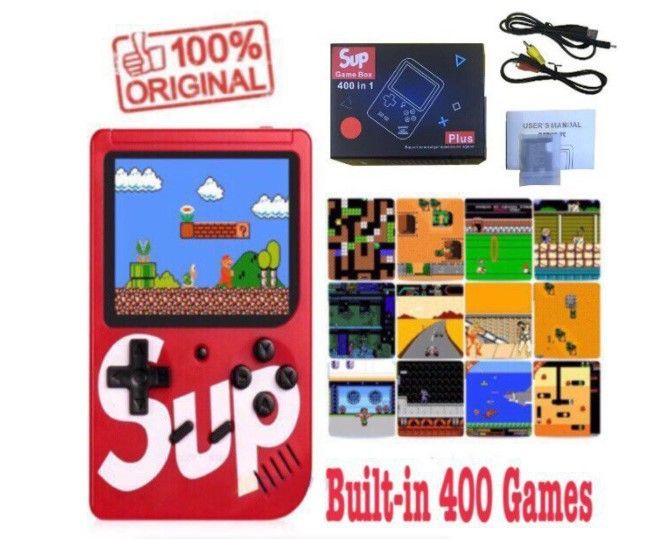 Sup Game Box 400 In 1 Mini Portable Game 3 Inches Large Screen - // sup ...