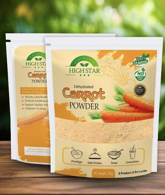 100% Organic Carrot powder | Daraz.lk