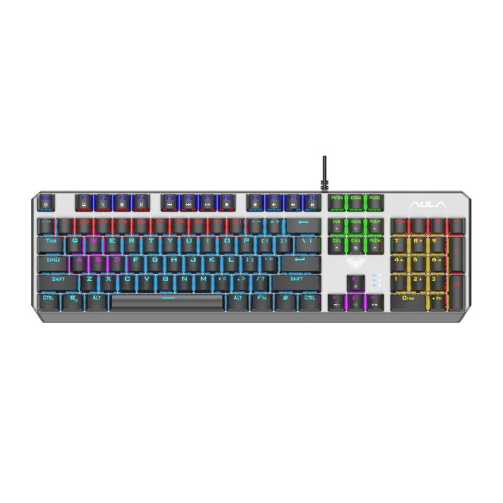 gaming keyboard mechanical aula wind f2066-II 104 Full Keys Gaming ...