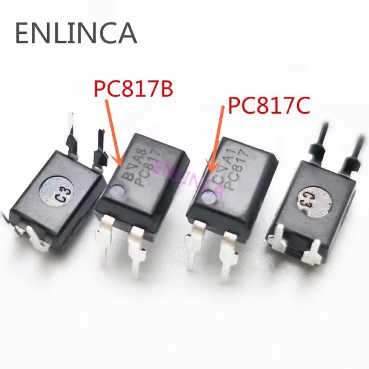 10PCS PC817 PC817C 817 817C EL817 5v Optocoupler FL817C PS817C DIP4 DIP Opto Coupler New and ...