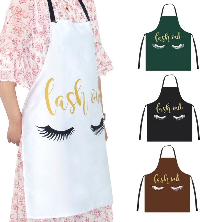 GLAMLASH Eyelash Apron Adult Home Cooking Baking Cleaning Aprons Bibs ...
