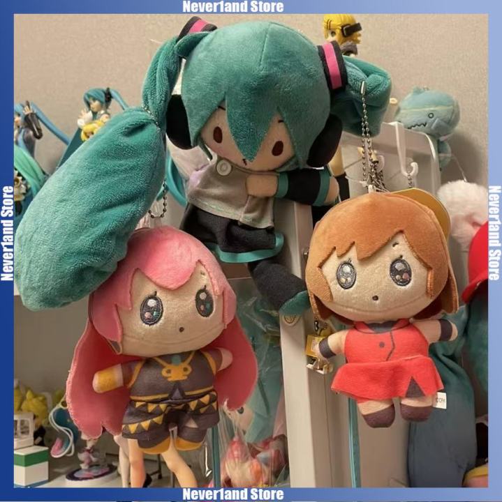 14cm Hatsune Miku Plush Keychain Kawaii KAITO MEIKO Series Len Rin Mini ...