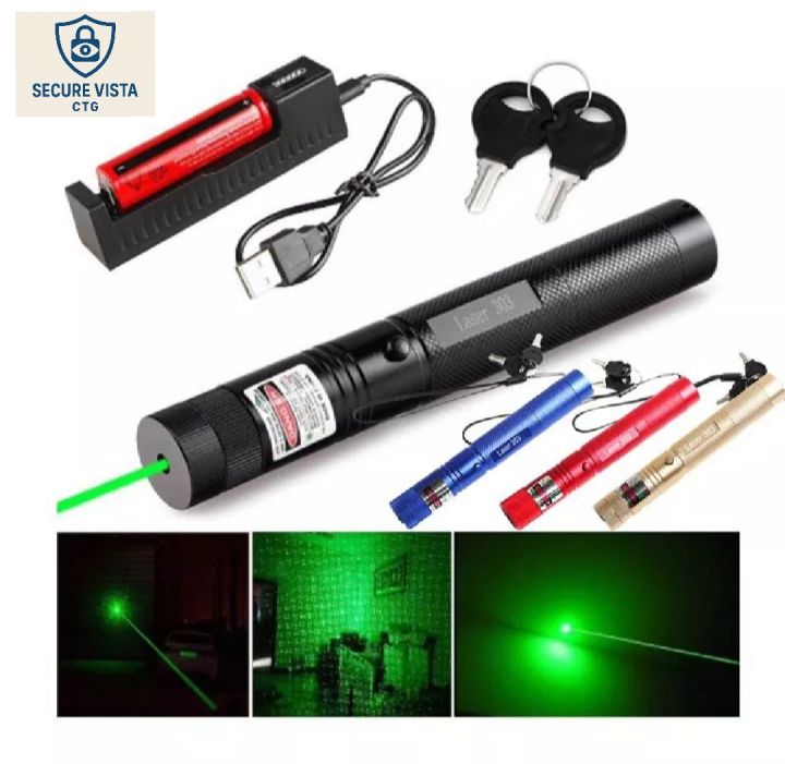 Rechargable Green Laser Pointer /Target Light | Daraz.com.bd