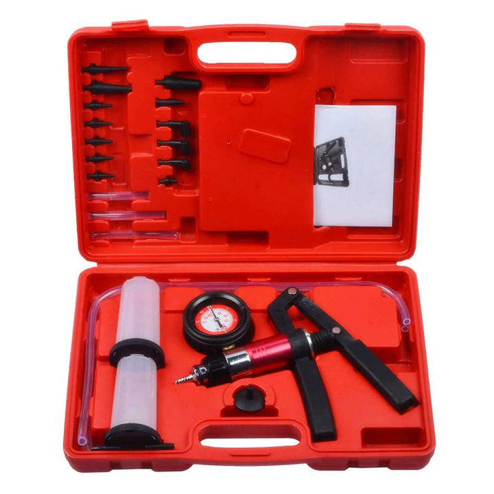 Auto Hand Held Vacuum and Pressure Pump Tester Brake Clutch Fluid ...