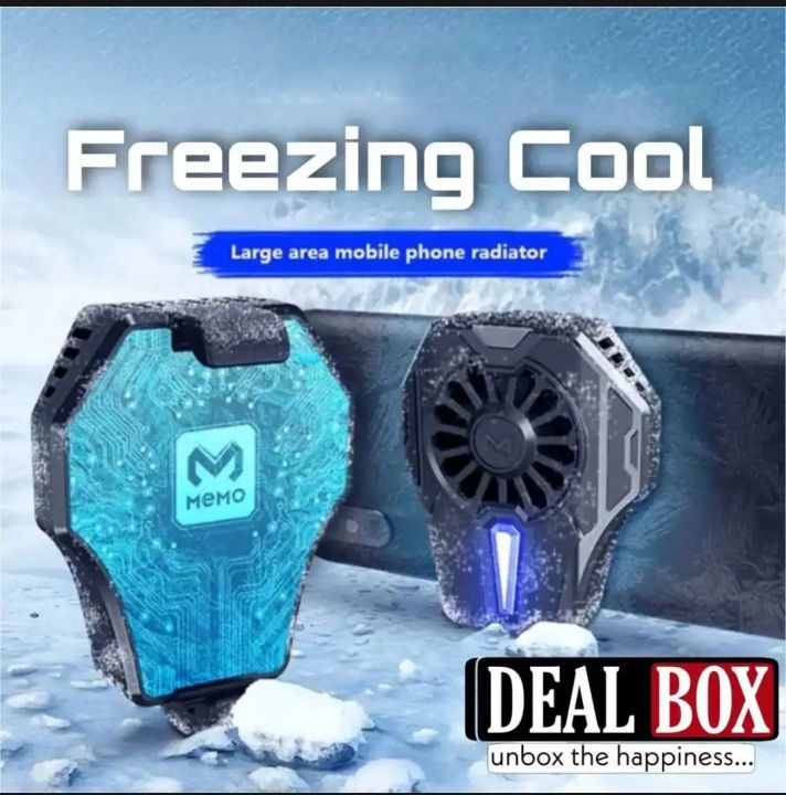 MEMO L01 Mobile Radiator Phone Cooling Fan Case Cold Wind Handle Fan ...