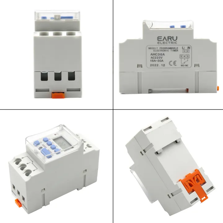 【Limited Stock Available】 15A 30A New Type Din Rail 2 wire Weekly 7 ...