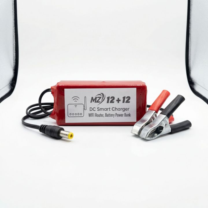 WiFi Router Power Bank 12V (MZ 12+12) – Load Shedding Internet Backup ...