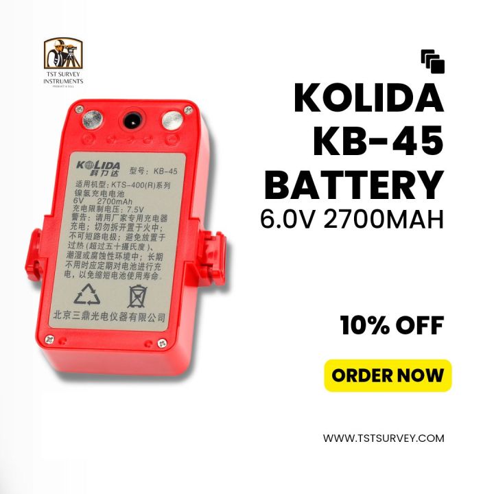 KB-45 KOLIDA Battery R6LC 2700mAh For TOTAL STATION | Daraz.com.bd