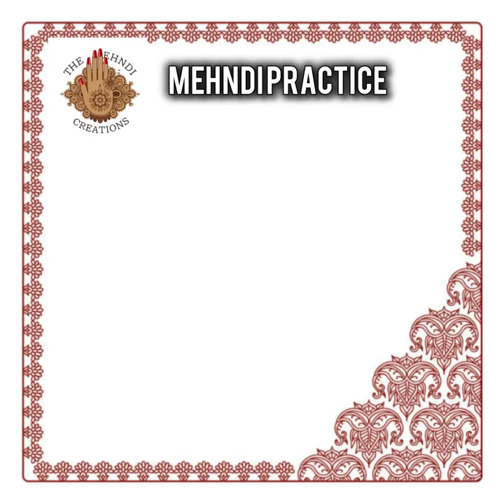 Reusable Henna Practice Sheets For Beginners | Daraz.pk