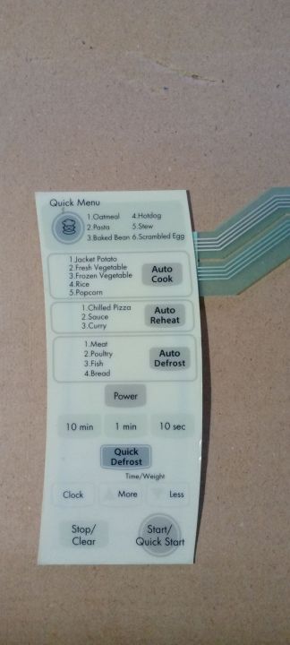 LG MICROWAVE OVEN TOUCHPAD_ | Daraz.pk