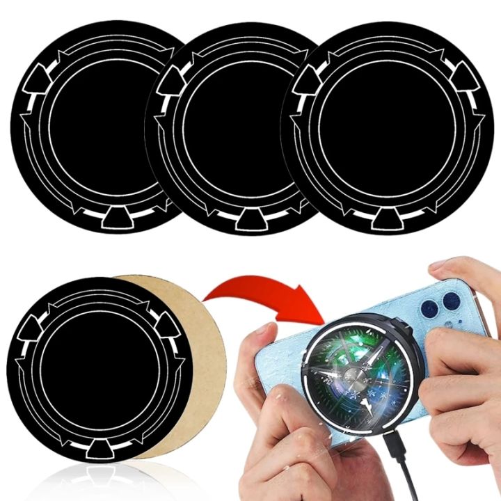 New 6/9cm Phone Ring Game Radiator Metal Plate Sheet Sticker For ...