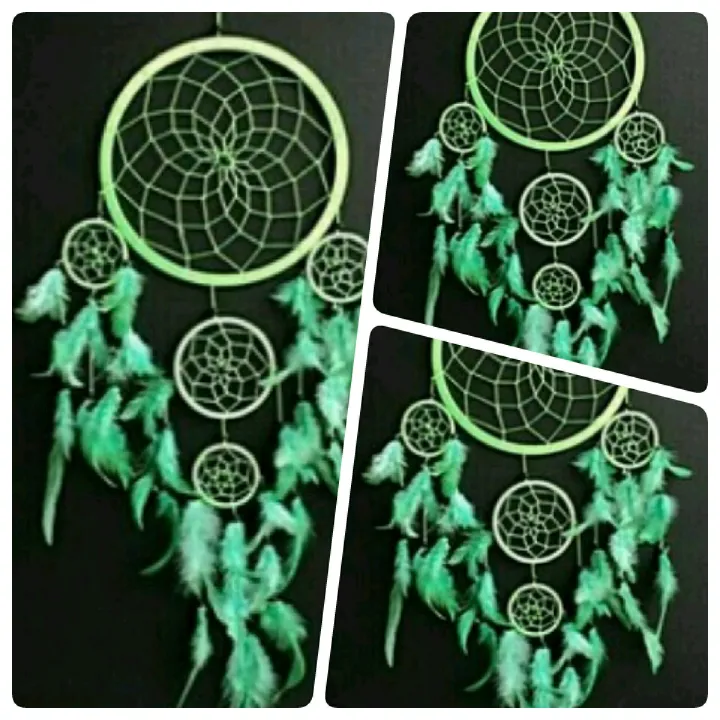 Green Colour Creative Dream Catcher Net With 50Cm Birthday Gift Couple ...