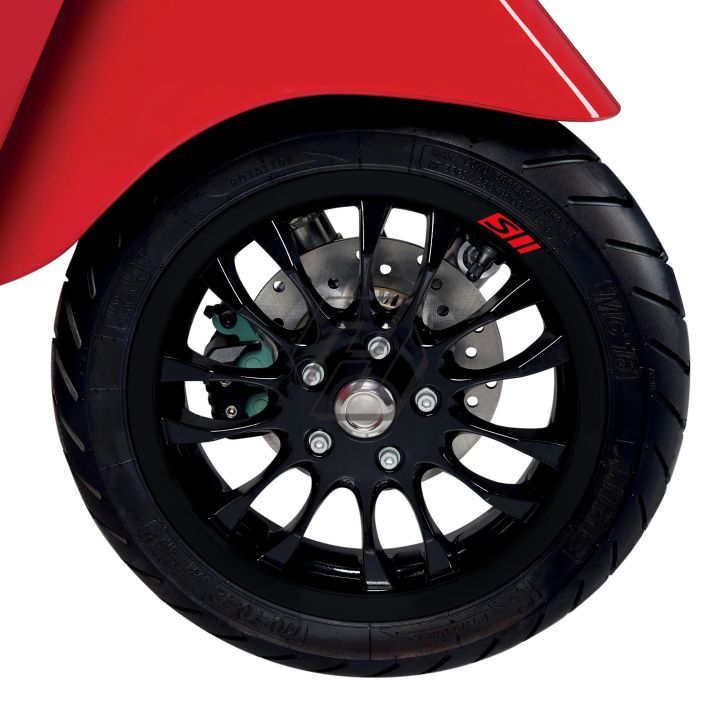 Motorcycle Wheel Decal Rim Reflective Sticker for Vespa GTS 125 250 300 ...