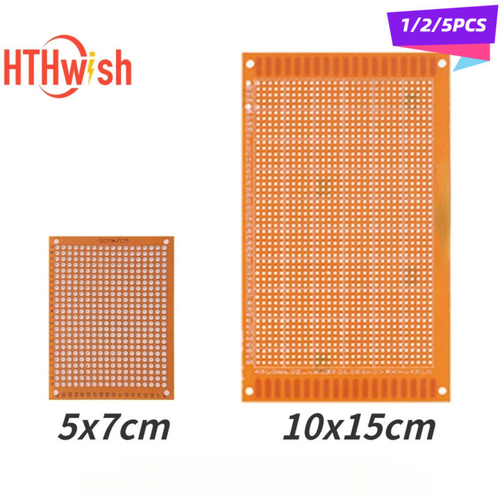 1/2/5PCS Single Side PCB Board 5x7cm 10x15cm Universal Printed Circuit ...