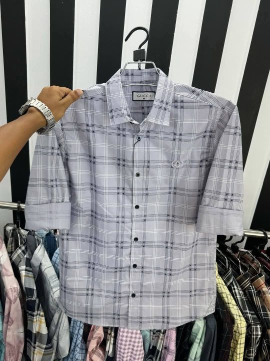 Men's Stylish & Fashionable Trendy Good Looking Long Sleeve Check Shirt ...