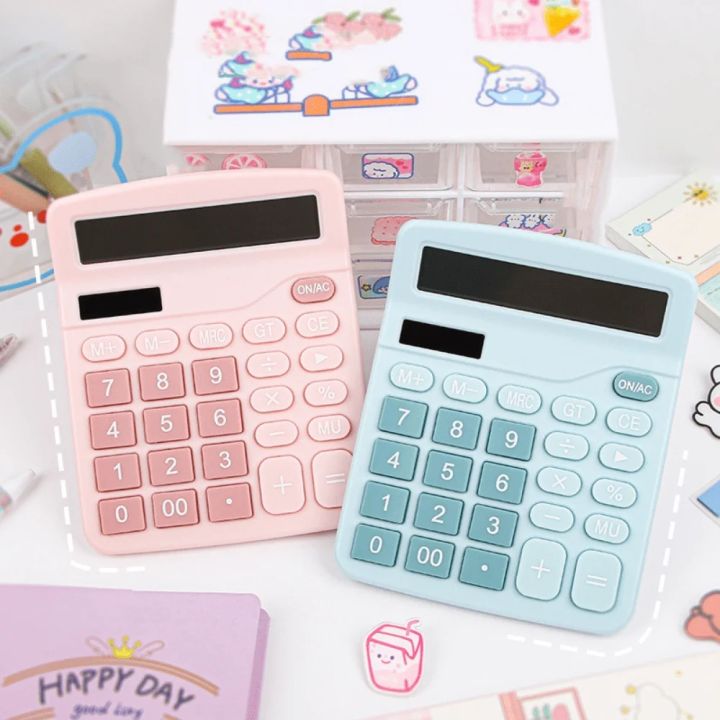 1Pcs Solar Scientific Calculator Desktop Financial Office Computer ...