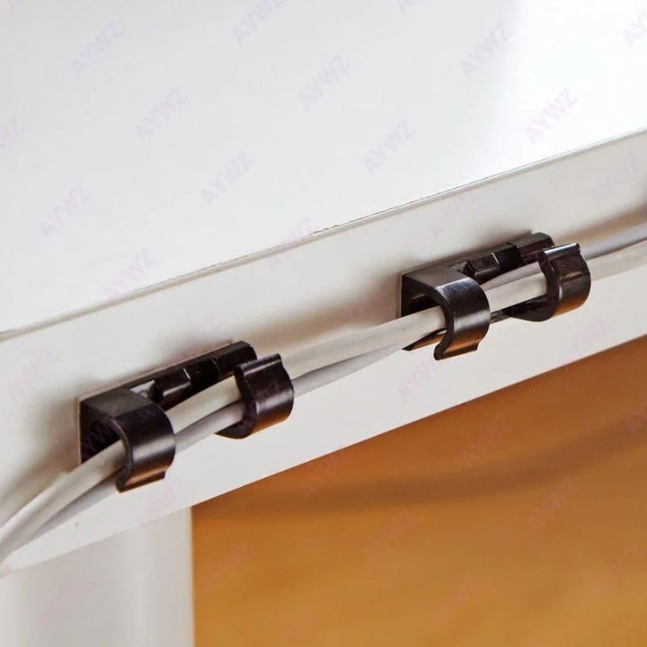 No-punch Cable Manager, Wall Sticker, Traceless Wire Storage, Fixed ...