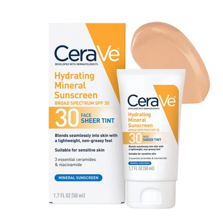 Hydrating Mineral Sunscreen SPF 30 Face Sheer Tint | Daraz.pk