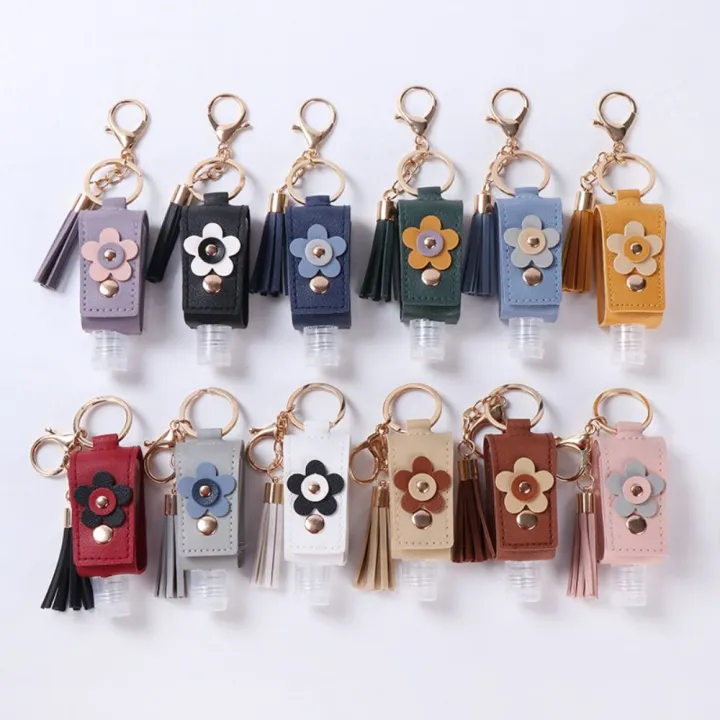30ml Empty Portable Hand Sanitizer Bottle Keychain Holder Reusable ...