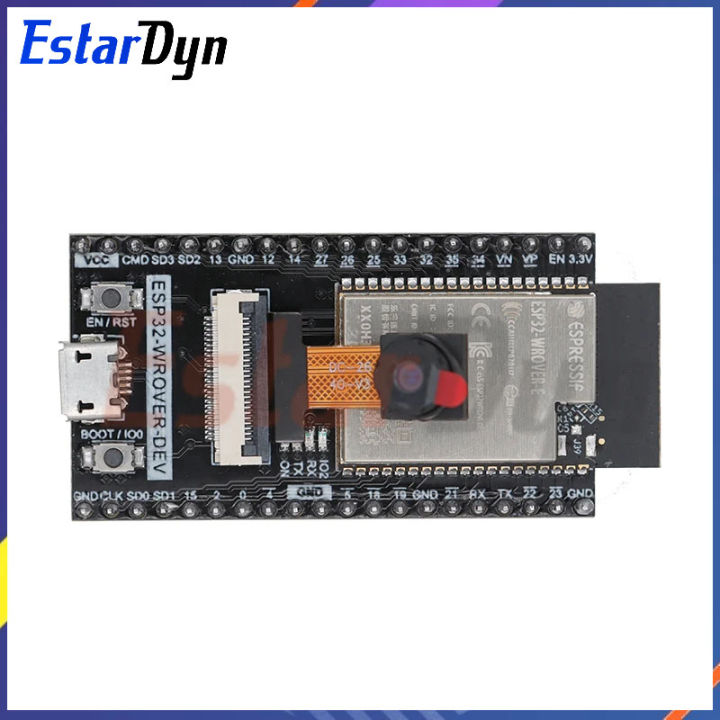 Estardyn Newest ESP32 CAM Camera Module ESP32-WROVER Board with Camera ...
