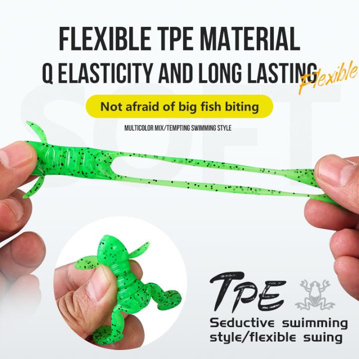 TAIYU 5pcs/set Frog Fishing Lures Kit 5g Kicking Water Jump Frog ...