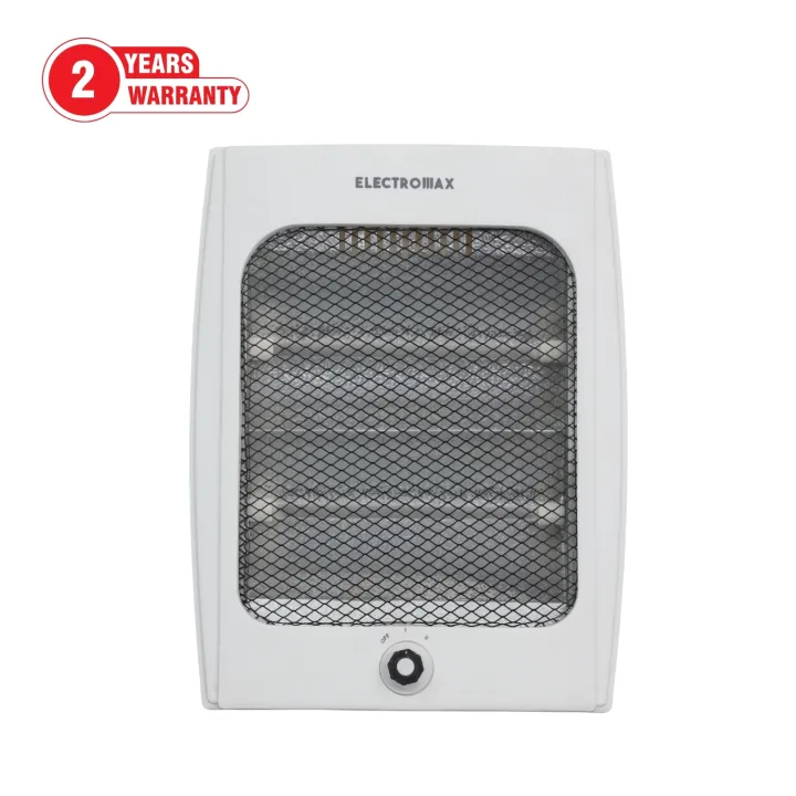 Electromax Quartz Heater – 800W / 400W Dual Quartz Tubes, Tip-Over ...