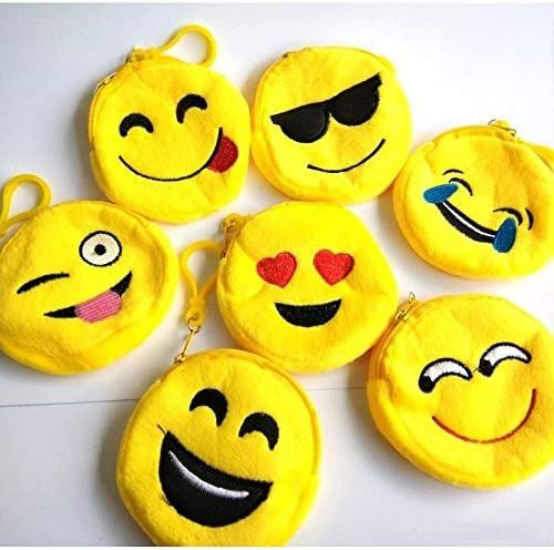 Cute Emoji Coin Purses - Small Wallet with Key Ring | Daraz.lk