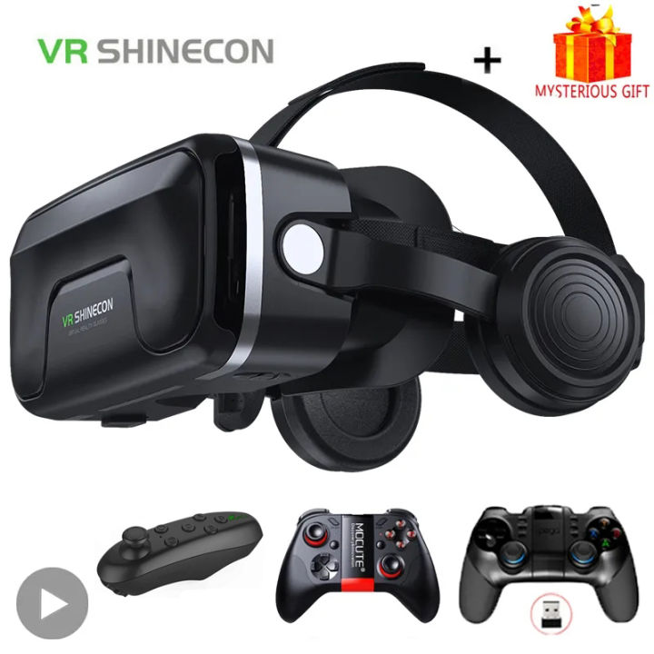 Shinecon Viar 3D Virtual Reality VR Glasses Headset Devices Helmet ...
