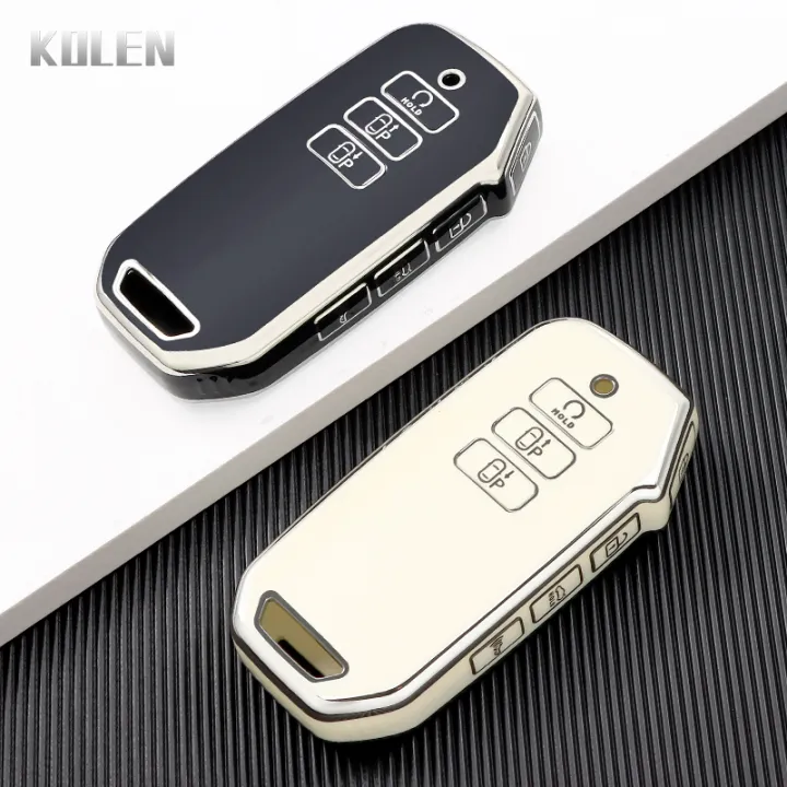 7 Buttons TPU Car Key Case Cover For KIA Sportage Niro Sorento MQ4 EV6 ...