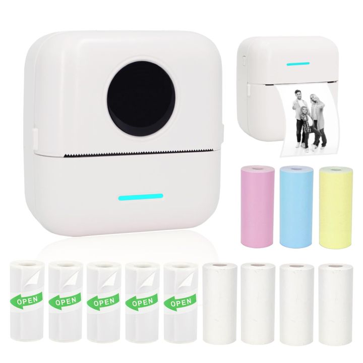 Pocket Mini Printer Portable Thermal Adhesive Label Printer Photo ...