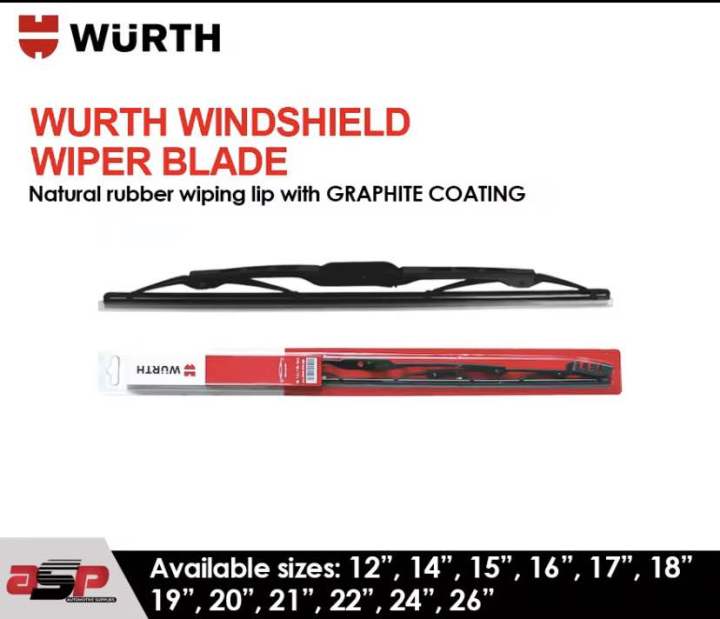WURTH WINDSHIELD WIPER BLADES | Daraz.lk