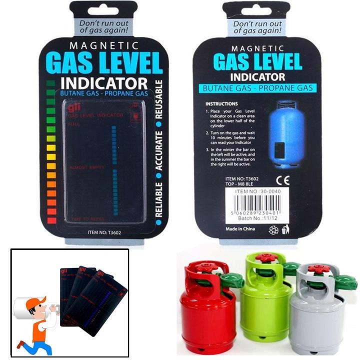 Gas Level Indicator Gas Capacity Test Sticker Fuel Gas Tank Level ...